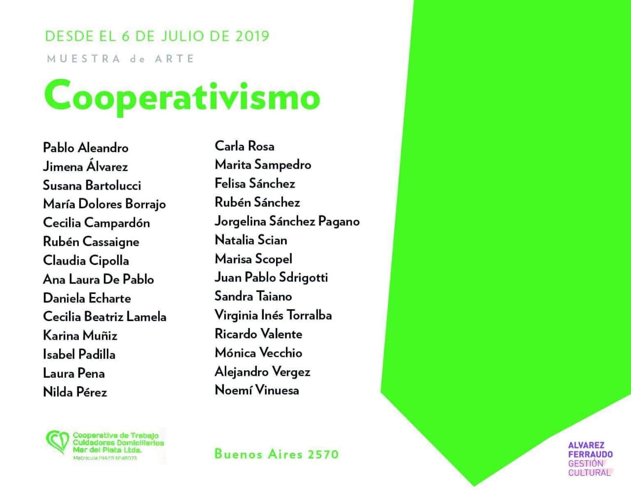 MUESTRA DE ARTE POR EL "DIA INTERNACIONAL DE LA COOPERACIÓN" | ESSApp